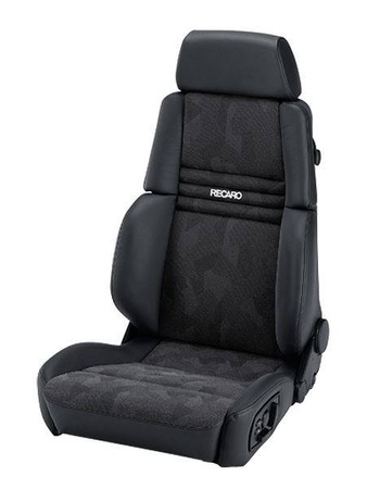 Fotel Sportowy RECARO Orthopaed Artista Black / Leather Black | Fotele ...