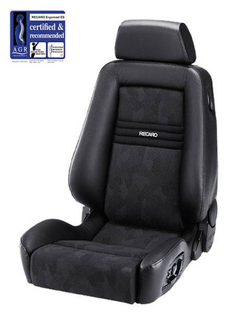 Racing Seat Recaro Ergomed ES - SAB Clima Artista Black / Leather Black ...