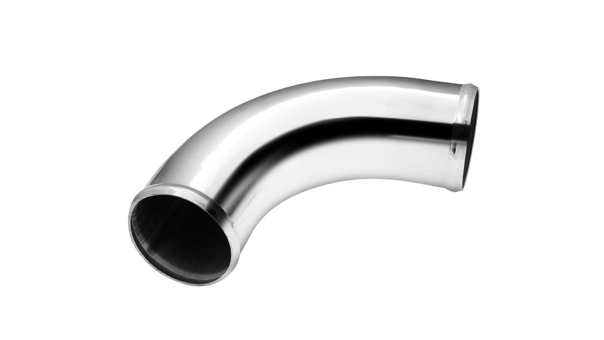 Aluminium pipe 90deg 76mm 30cm | Pipes, elbows \ Aluminium elbows ...