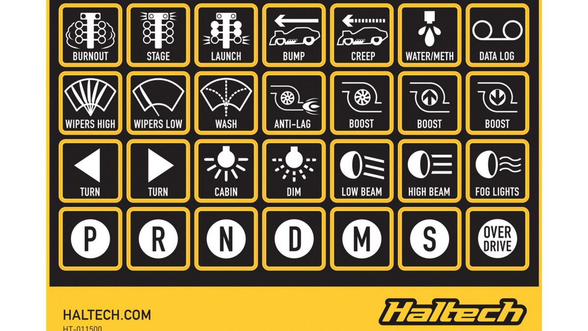CAN keypad label kit | | MTuning.pl