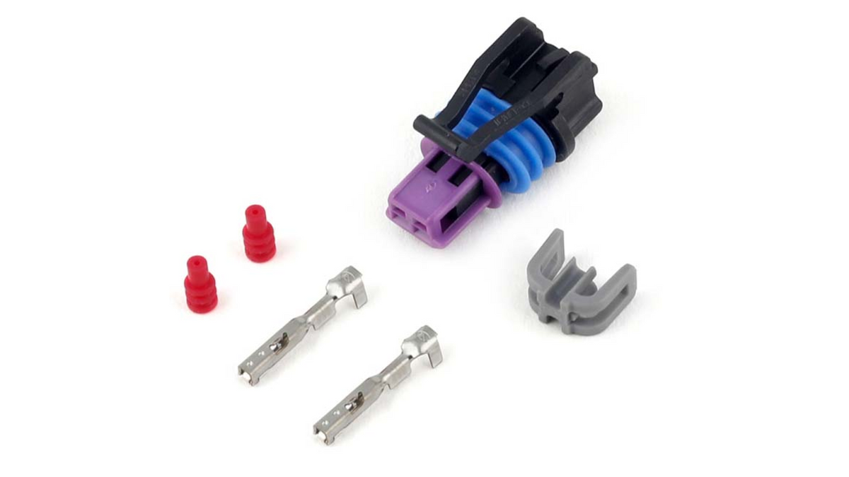 Delphi style 2-pin GM coolant temperature connector (Black) - plugs and pins | Electronics ...