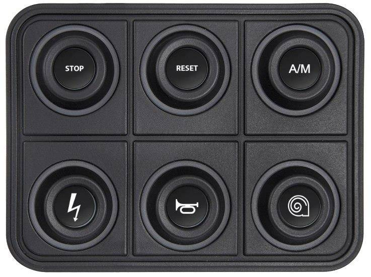 Ecumaster CAN BUS KEYBOARD - 6 pos RGB | Engine \ Electronics \ Modules ...