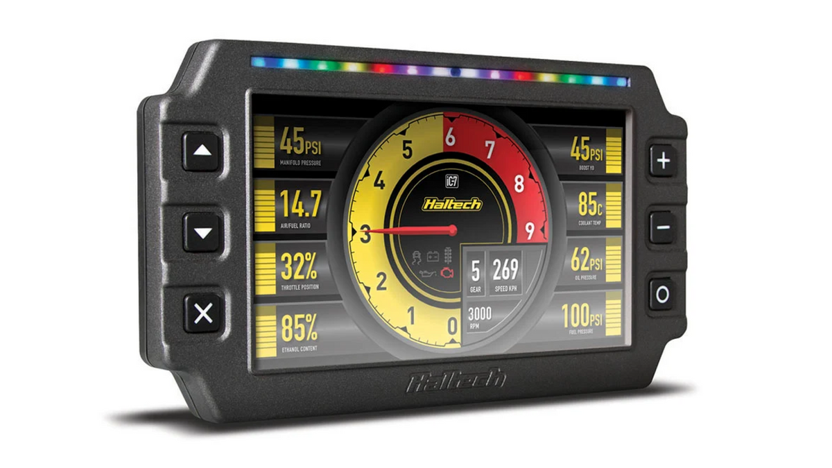 Haltech Dashboard Display IC-7 OBD-II color | Electronics \ Digital ...