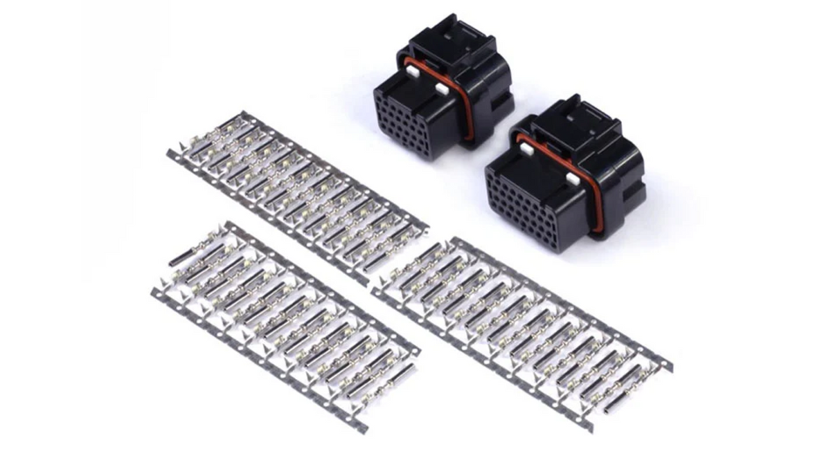 Haltech Keyway Superseal AMP Pin, Plug, Connector Set 26 and 34 Pin 4 ...