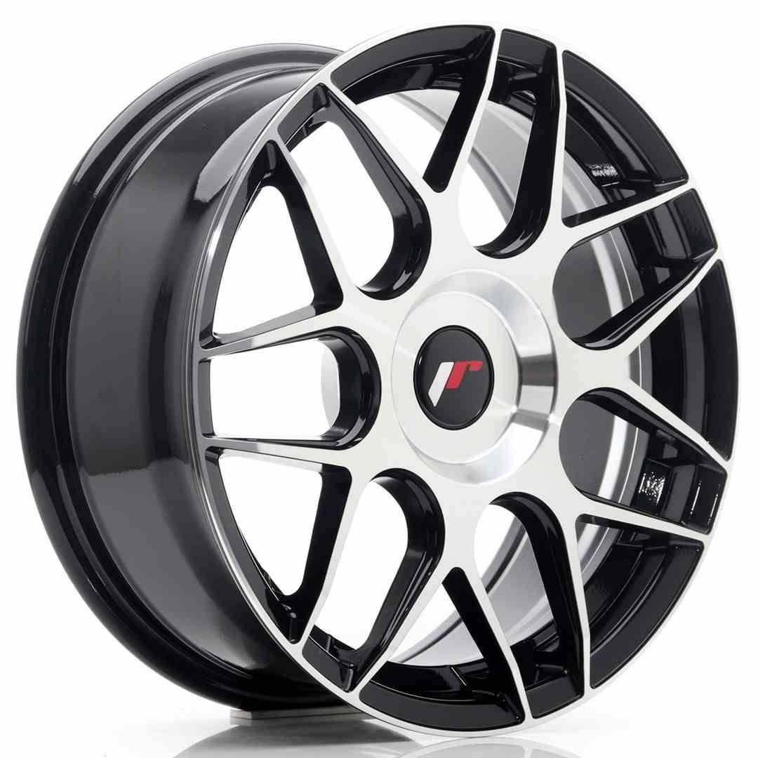 JR Wheels JR18 17x7 ET20-40 Blank Machined Black | Rims and tires ...