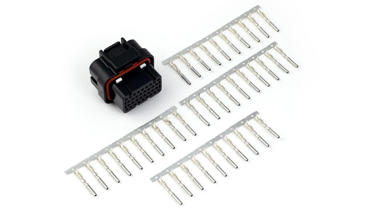 Pin and plug set - Superseal AMP 34 pin connector - Key row 2 - 4 ...
