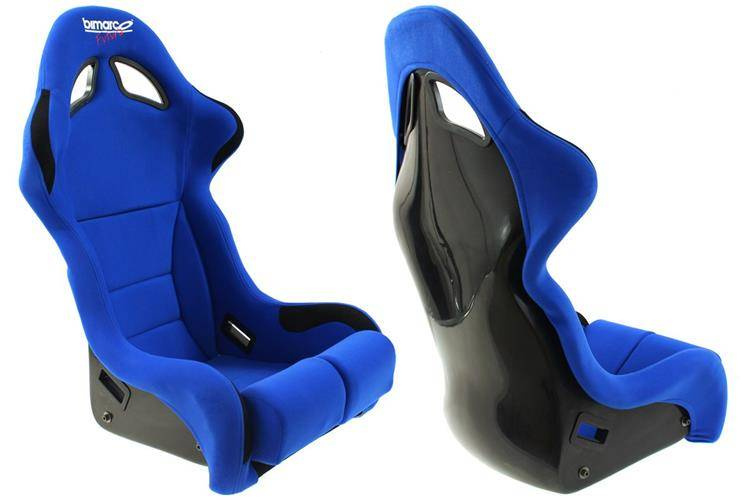 Racing Seat Bimarco Futura Velvet Blue Black FIA | Seats and belts ...