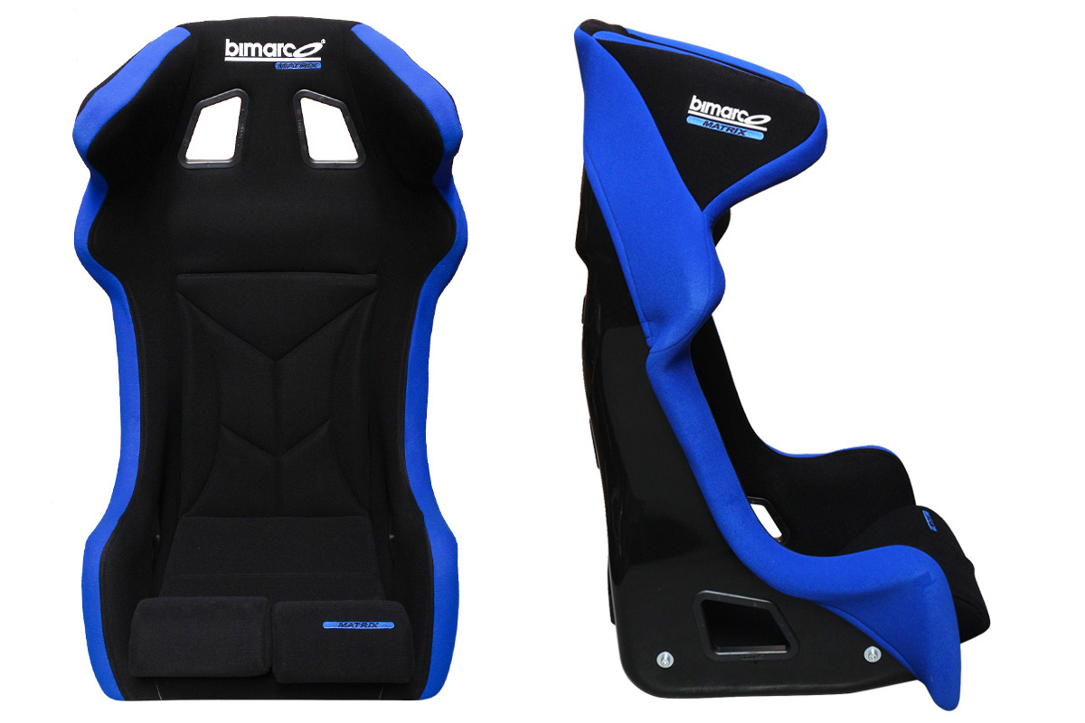 Racing Seat Bimarco Matrix Velvet Blue-Black HANS FIA | Seats and belts ...