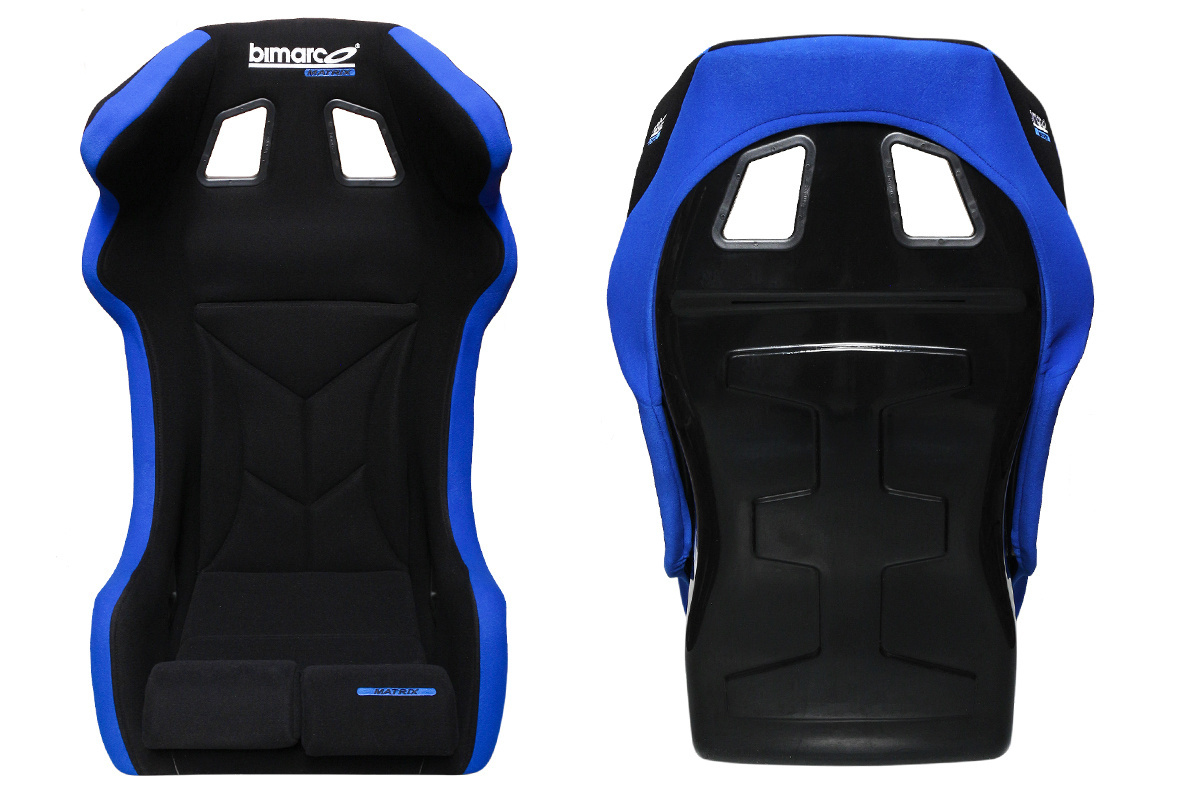 Racing Seat Bimarco Matrix Velvet Blue-Black HANS FIA | Seats and belts ...