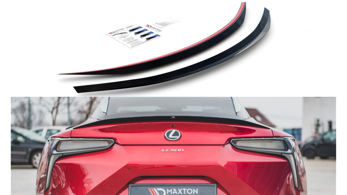 Spoiler Cap Lexus LC 500 Gloss Black | Spoilering \ Spoilering Maxton ...