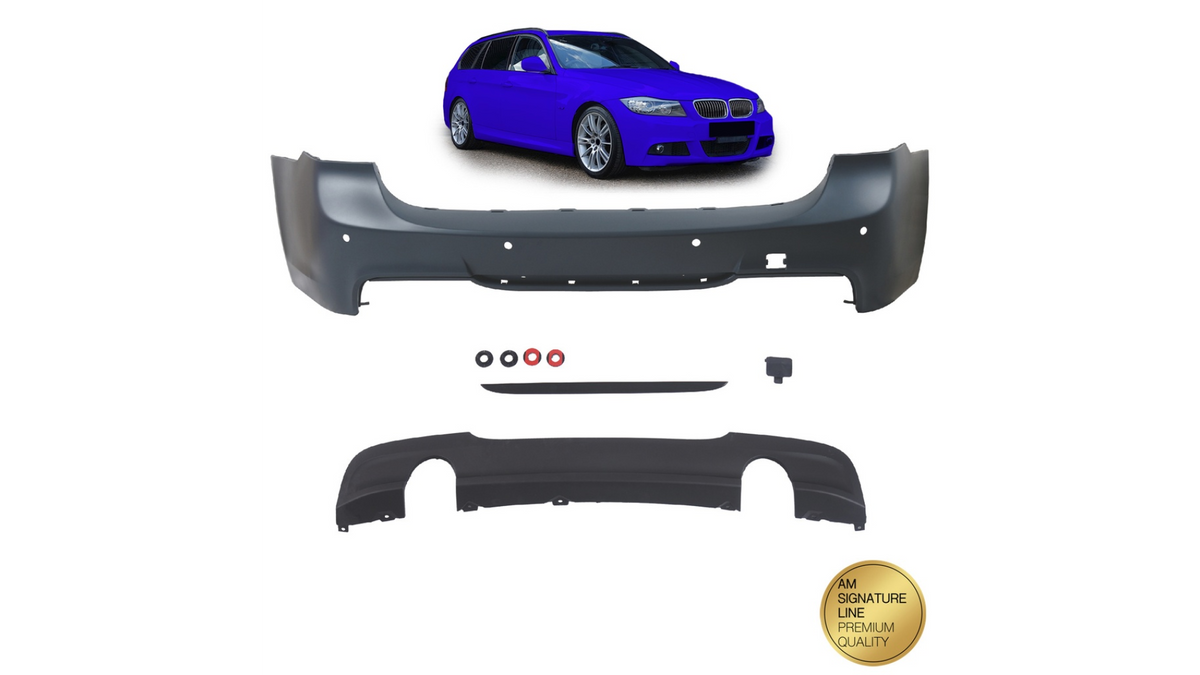 Sport Bumper Rear PDC With Diffuser suitable for BMW 3 (E91) Touring ...