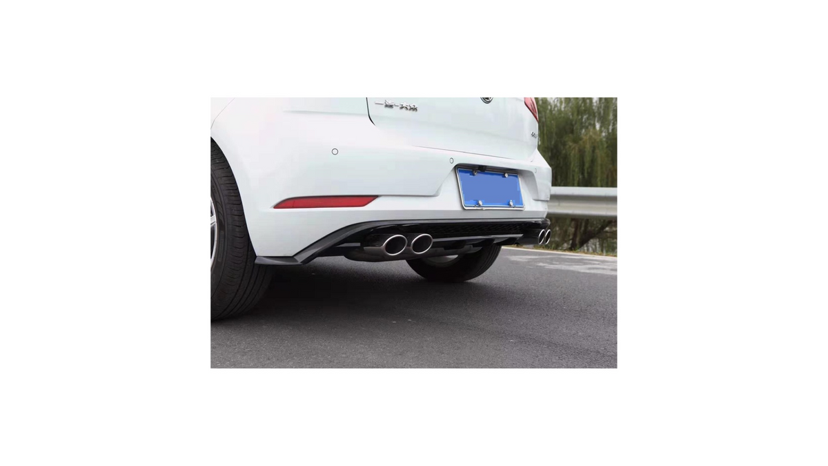 Sport Rear Spoiler Diffuser suitable for VW GOLF VII Facelift 2017-2020 ...
