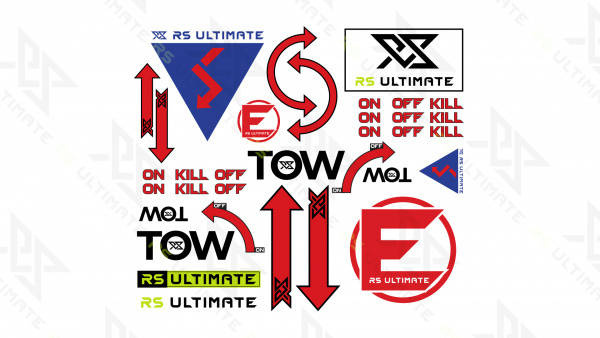 Sticker Set FIA | Interior Accessories \ Fire-fighting systems | MTuning.pl