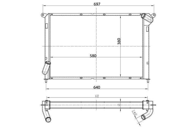 TurboWorks Racing radiator BMW Mini Cooper S R52 R53 2002-2006 1.6 ...