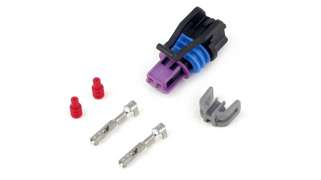 Delphi style 2-pin GM coolant temperature connector (Black) - plugs and ...