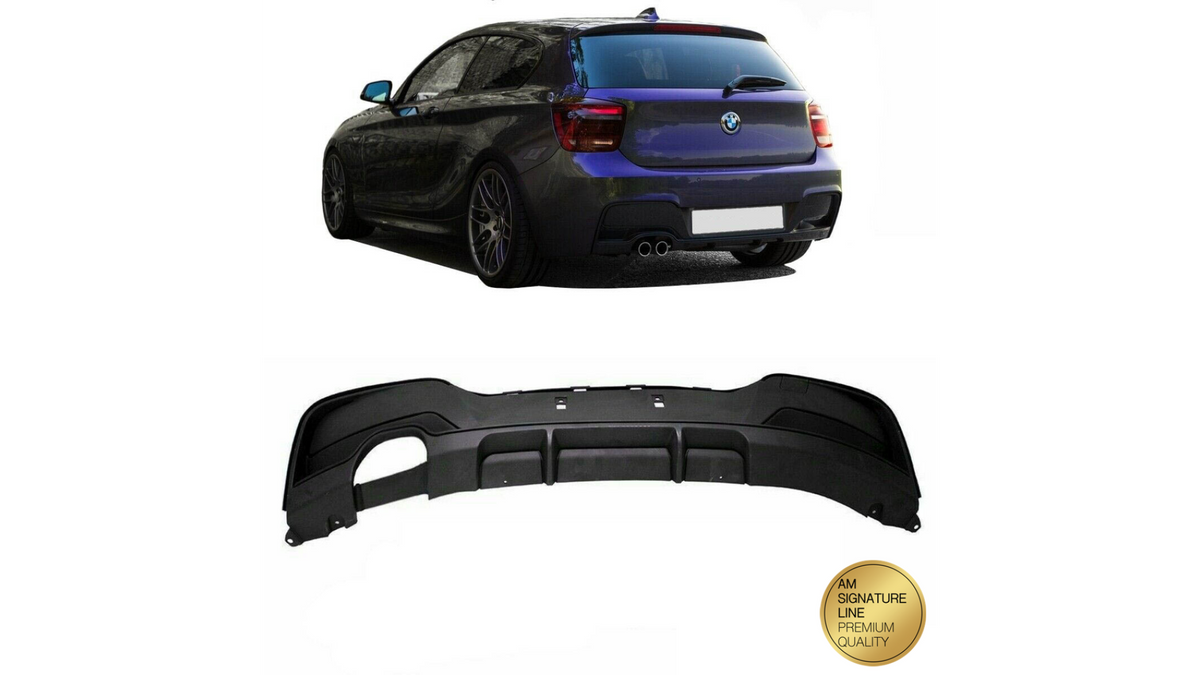 Diffuser BMW 1 F20 F21 Rear Matt Black | NEW PRODUCTS Spoilering ...