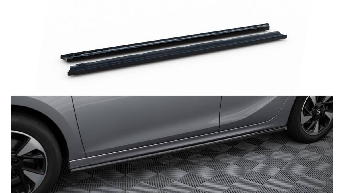 Diffuser Opel Corsa F ( VI) Side Skirts | Spoilering \ Spoilering ...