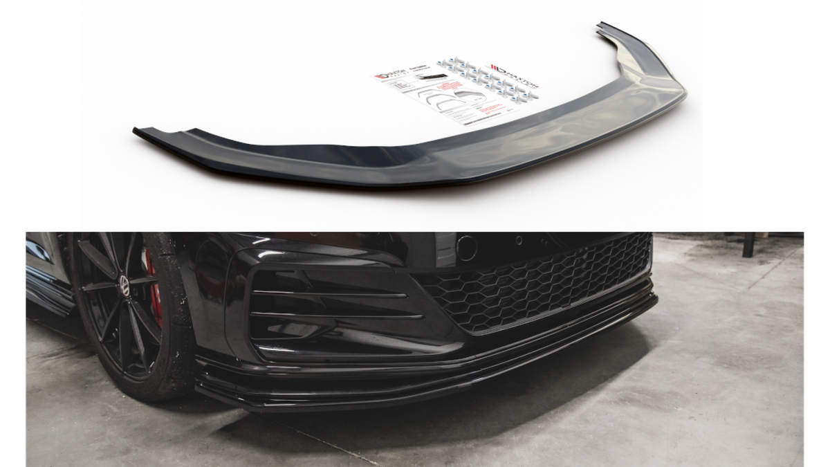 Splitter Volkswagen Golf 7 GTI TCR przód Red | Akcesoria zewnętrzne ...