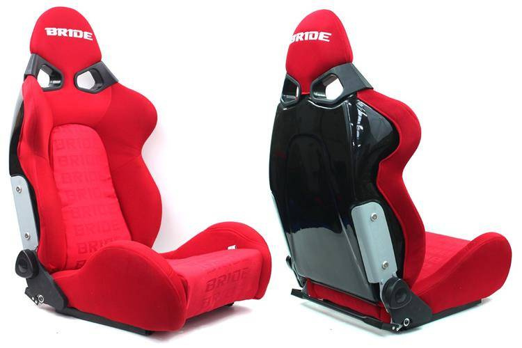 Racing seat CUGA Bride Velvet Red | Seats and belts \ Racing Seats ...