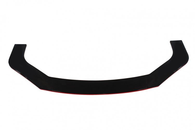 Universal front bumper splitter gloss black 3pcs. | Spoilering ...