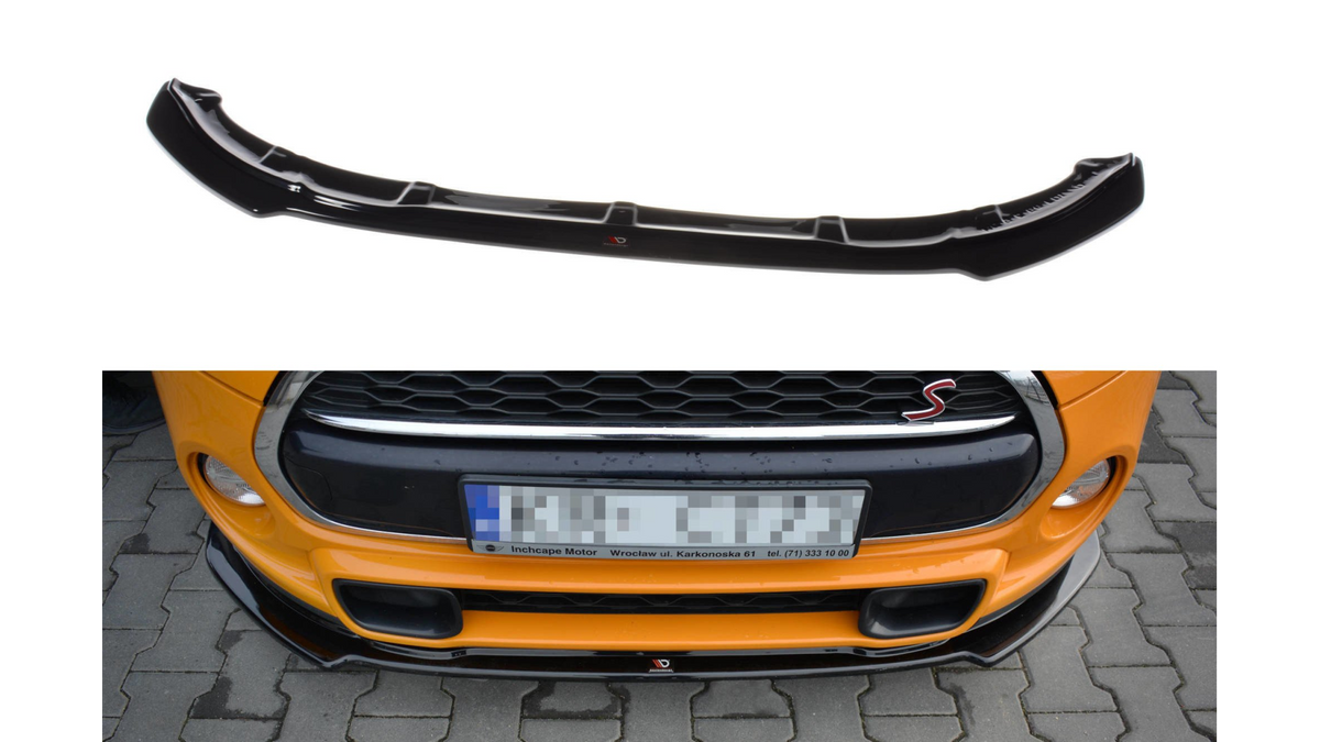 Splitter Mini COOPER S III 3-DOOR (F56) Front Gloss Black | Spoilering ...