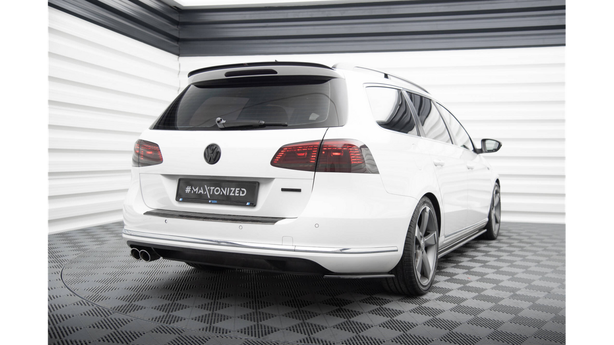 SPOILER CAP Vw Passat B7 R-Line Variant Gloss Black | Spoilering ...