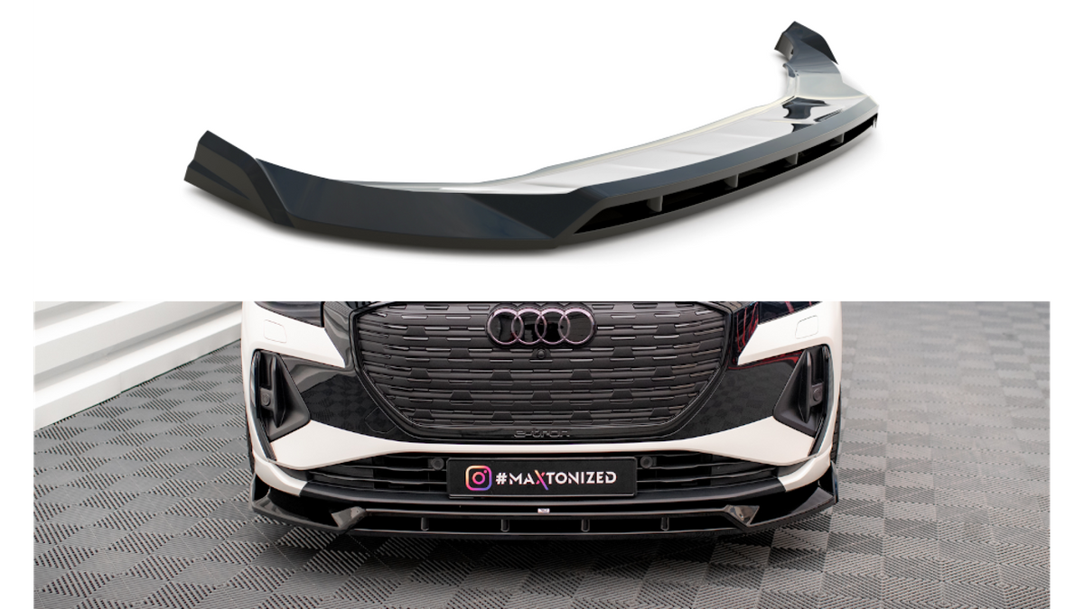 Splitter Audi Q4 e-tron Front v.2 Gloss Black | Spoilering \ Spoilering ...