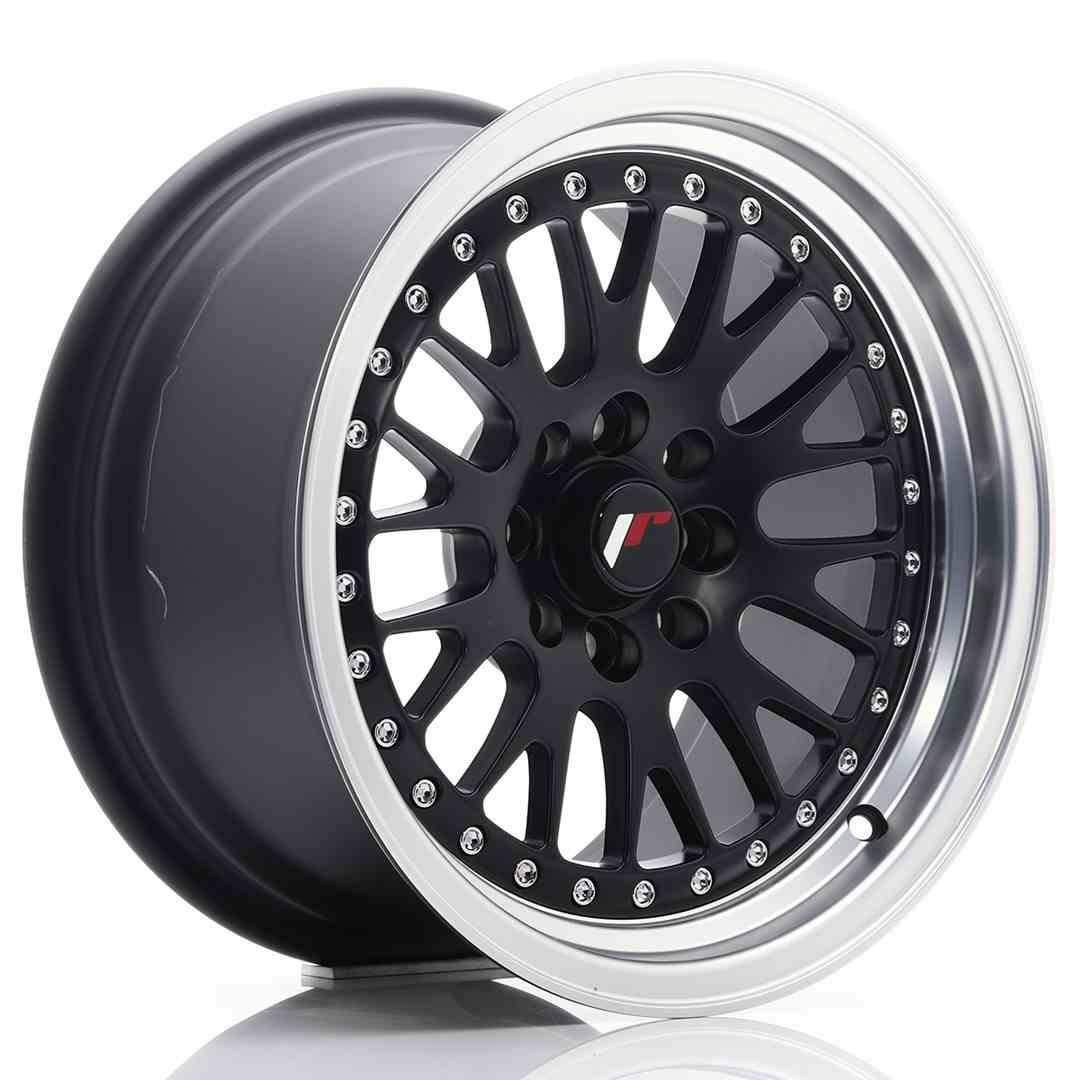 JR Wheels JR10 15x8 ET20 4x100/108 Matt Black w/Machined Lip | Rims and ...