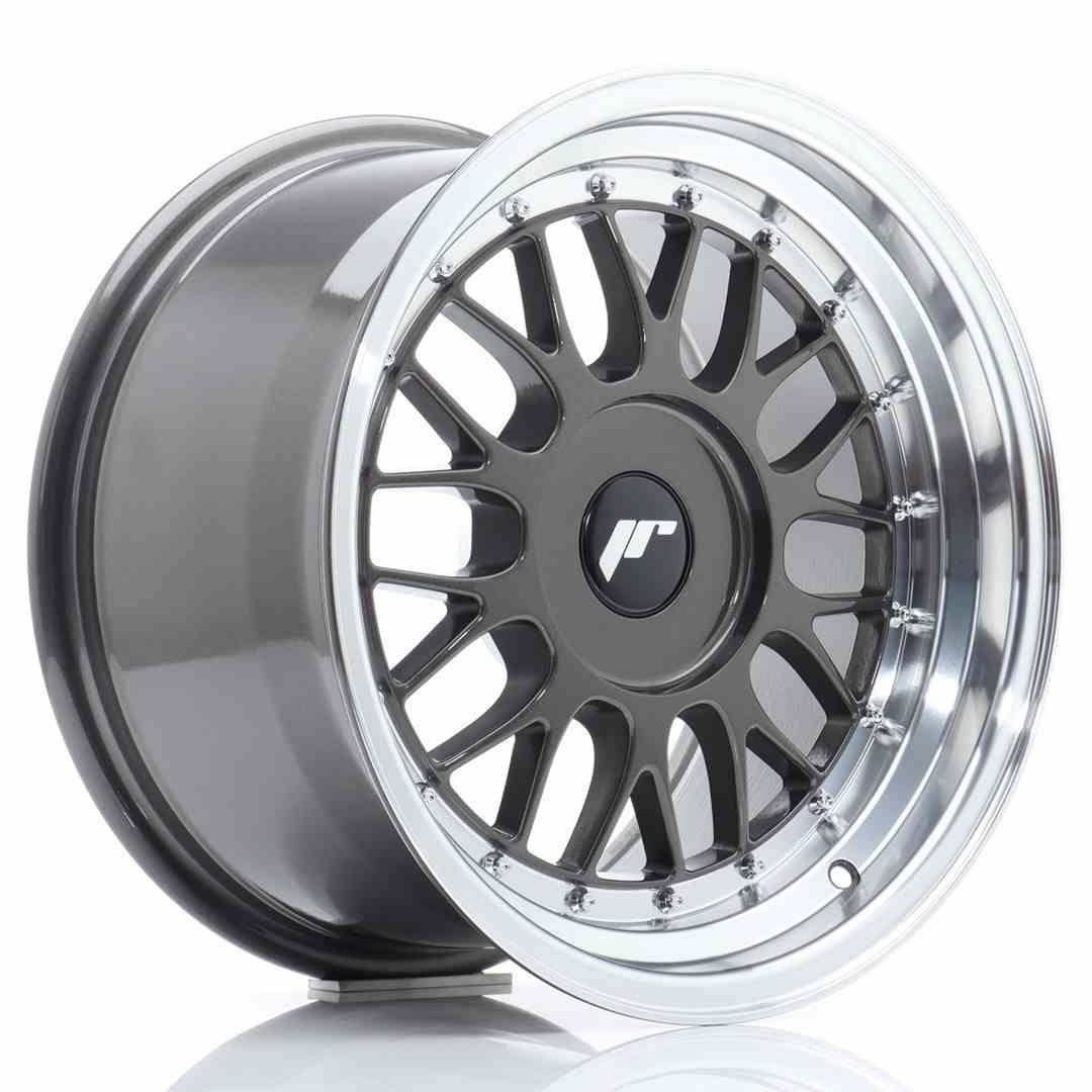 JR Wheels JR23 16x9 ET20-35 BLANK Hyper Gray w/Machined Lip | Felgi i ...